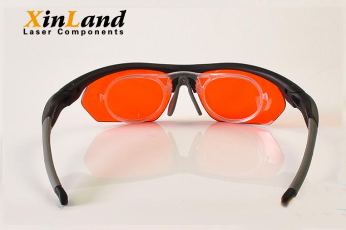 High Density 190～540nm OD 4+ 5mm Laser Eye Protection Safety Glasses ...