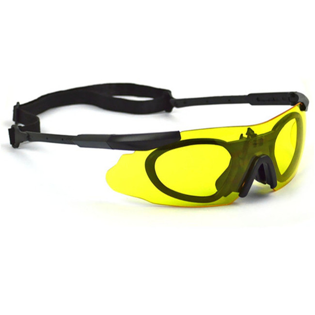 Yellow Lens Military Ballistic Glasses Military Prescription Glasses