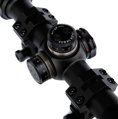 1/4 MOA Windage 4x Tactical Rifle Scope Elevation Adjustments