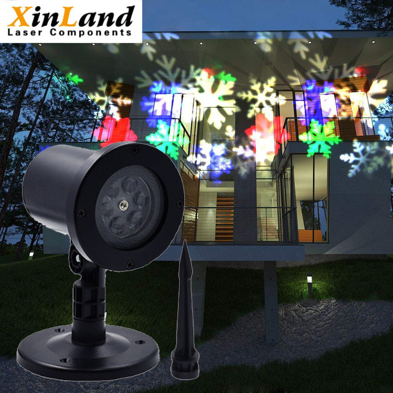 Snowfall LED Laser Party Light Projector Christmas Outdoor Landscape ...