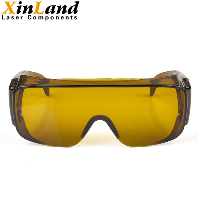 190~420&850~1300nm Yellow Laser Eye Protection Safety Glasses for YAG ...