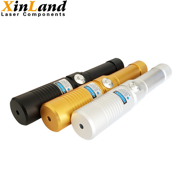 450nm 1500mw High Power Blue Light Flashlights Waterproof For Hunting ...