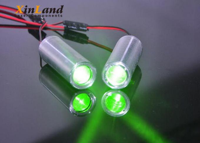 Long Distance Green Led Laser Module / Fat Wide Beam Mini Laser Module